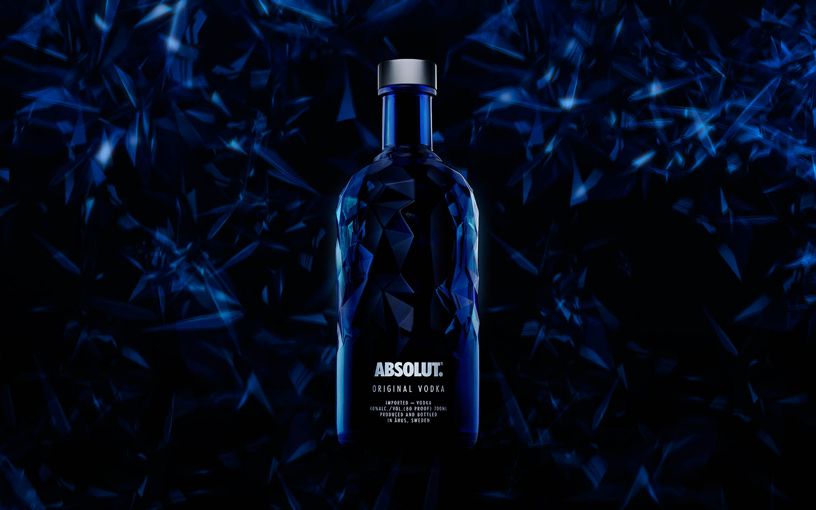 Packshot Factory - Drinks Photography - Absolut Vodka bottle