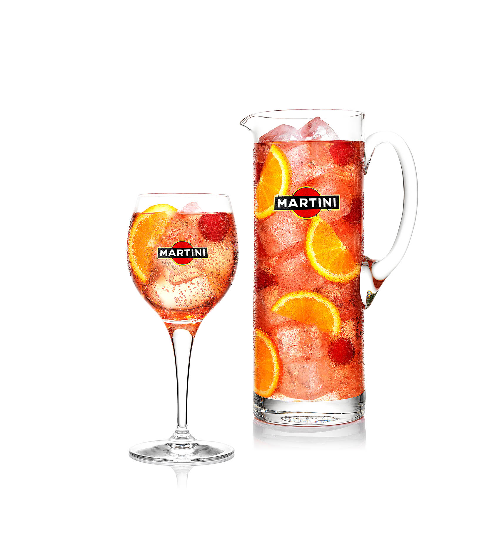 Packshot Factory - Drinks Photography - Martini spritz serve and jug