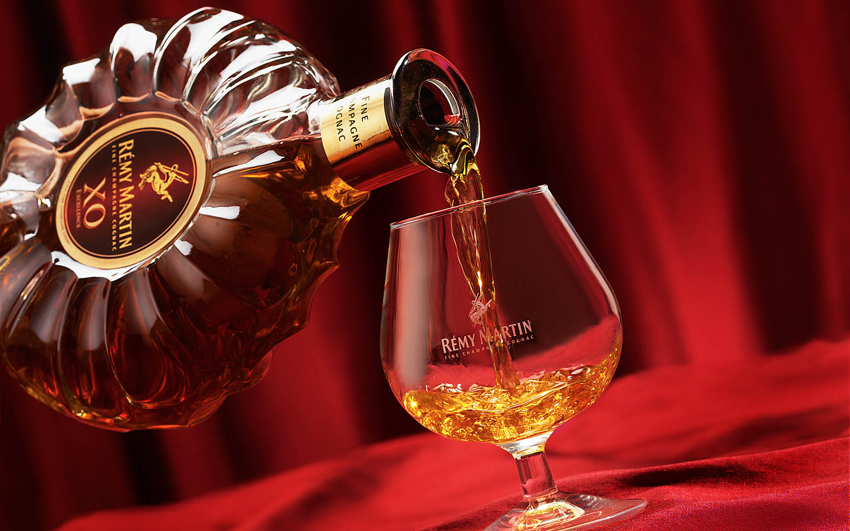 Packshot Factory - Spirit - Remy Martin Champagne Cognac bottle and ...