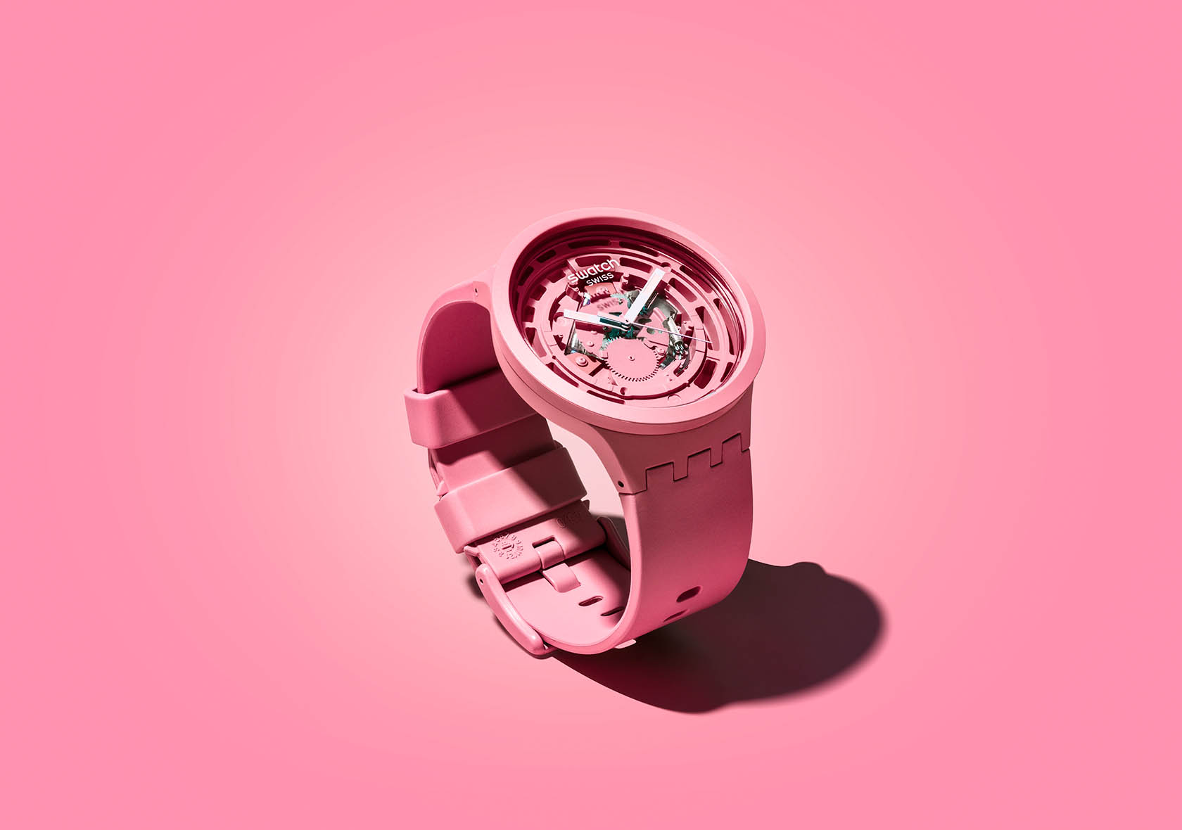 Packshot Factory - Watches Photography - Swatch Baby Pink Watch
