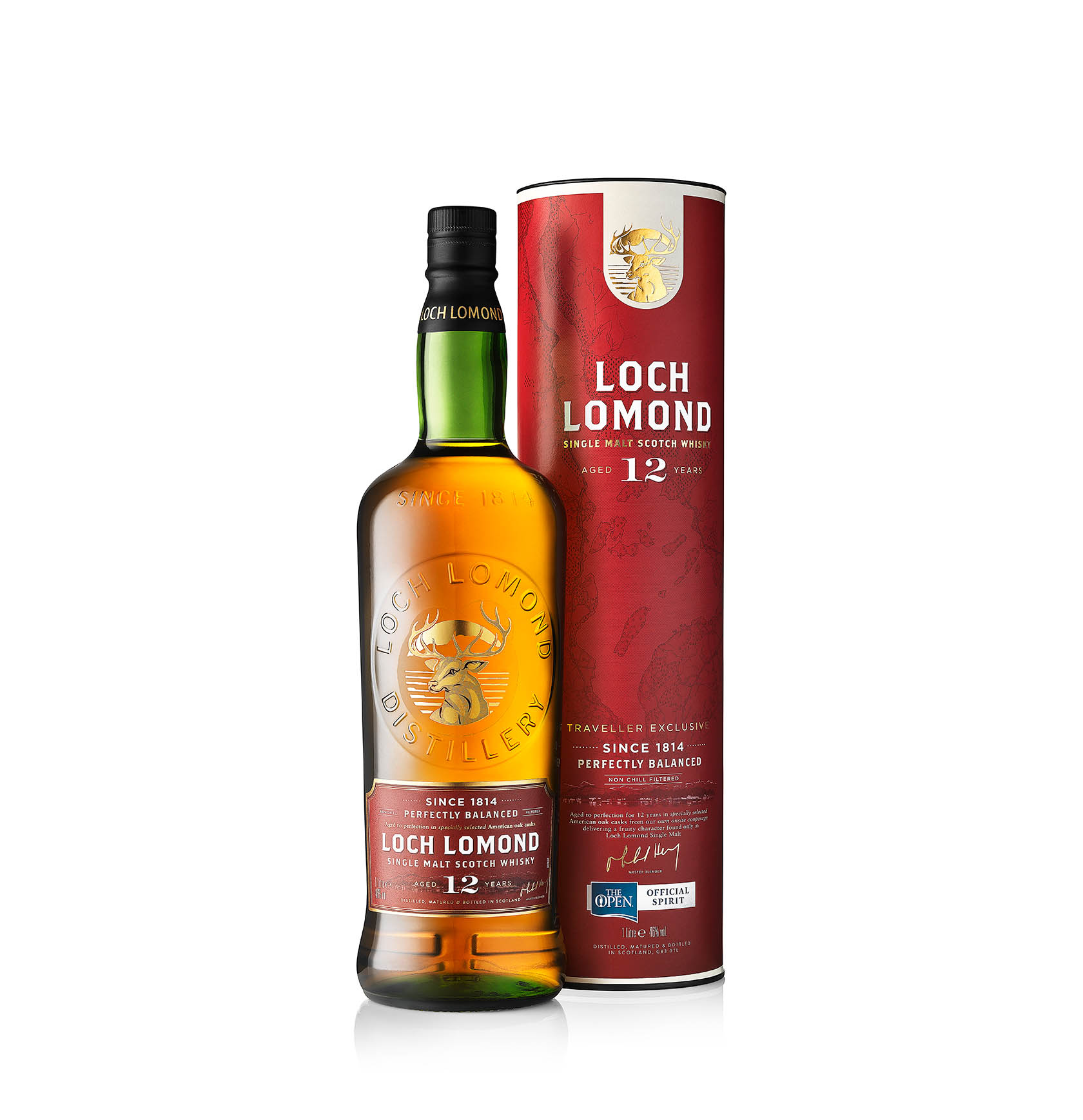 Packshot Factory - White background - Loch Lomond whisky bottles