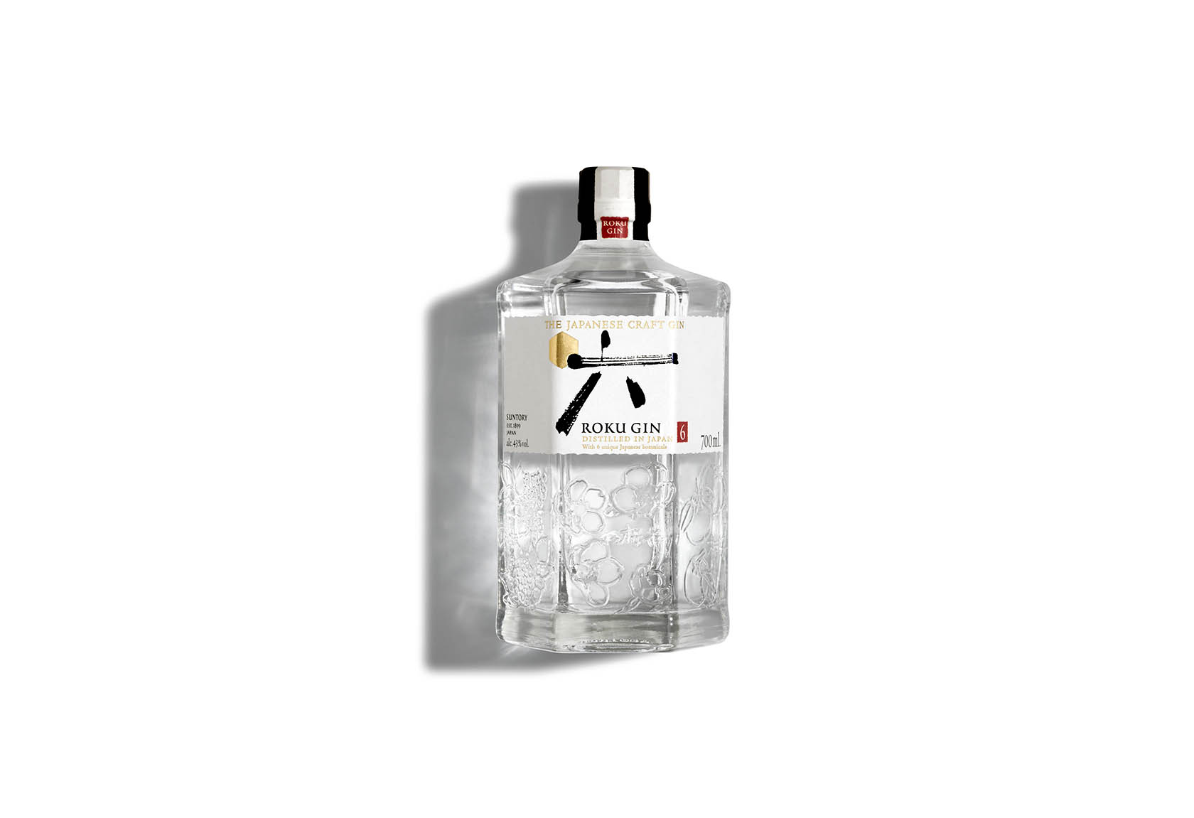 Packshot Factory - White background - Roku Gin Bottle